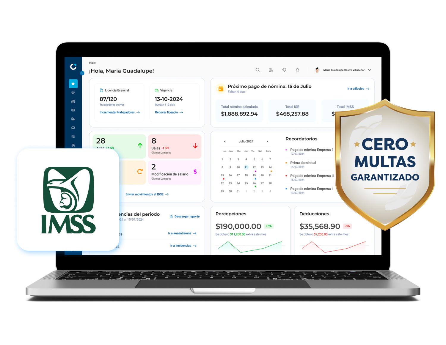 Cumple tus obligaciones fiscales de SUA con Worky, software de nómina
